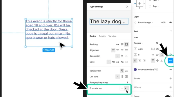 Learn To Truncate Text In Figma For Responsive Ui Design Bring Your Own Laptop 